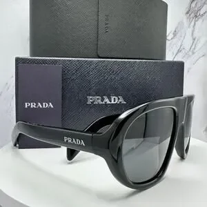 Prada | Accessories | New Prada Sunglasses Pr C5s 6k08z Black 2025 ...
